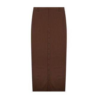 Jean Paul Gaultier Midi Skirts - Femme - Jupes - Brun - Taille: 40 FR
