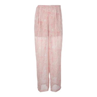 Semicouture Pantalon - Femme - Pantalons - Rose - Taille: 38 FR