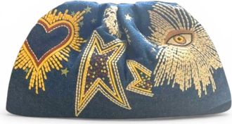 Sista Paris Femme, Sacs, Bleu, Taille: ONE Size Uniq Big Denim Cosmic