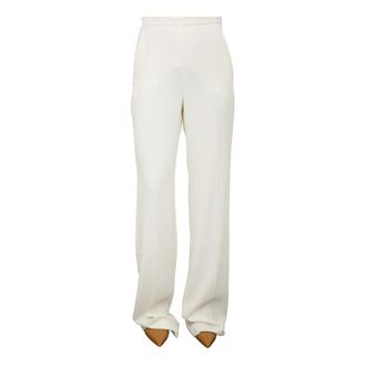 Marella Wei&szlig;e Lange Hose - - Trousers - Damen - Wei&szlig; - XS