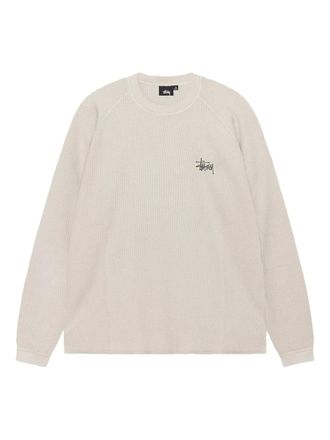 St&uuml;ssy sweat Basic Thermal - Tons neutres