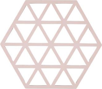 Zone Denmark Triangles Topfuntersetzer, Hitzebeständig bis 250 °C, Silikon Untersetzer, Dekorative Untersetzer für Töpfe und Pfannen, Spülmaschinenfest, 16 x 14 cm
