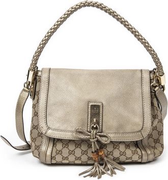 Gucci Crossbody Bags - Bella Flap - Gr. unisize - in Beige - f&uuml;r Damen