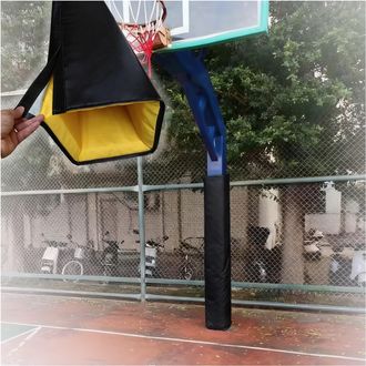 Generic Basketball Pfostenpolster Quadratische Schaumstoff-Pfostenpolsterung, 180 cm Hoch, for Spielplatz, Keller, Garage, Basketballplatz, Pfostenschutz, Sto