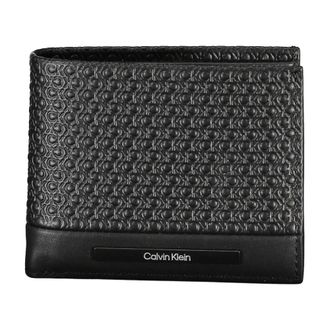 Calvin Klein Herren Geldb&ouml;rse Schwarz Kontrast Logo - - Accessories - Herren - Schwarzk - ONE SIZE