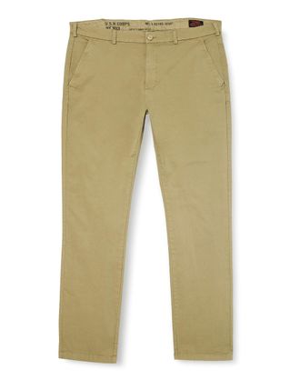 Schott NYC Herren Trjo70 Hose, Leichtes Khaki, 33