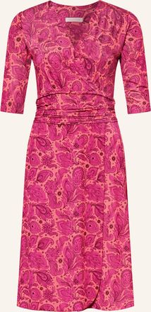 Marivie Marivie Kleid Sophisticated! In Wickeloptik Mit 3/4-Arm pink