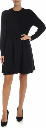 Kenzo Knielanges Kleid - Schwarz