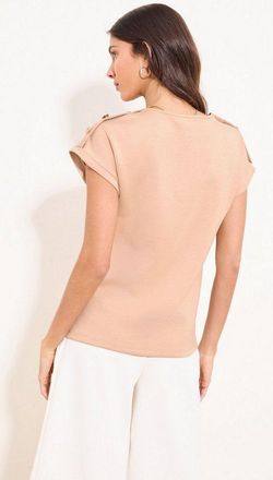Lipsy T-Shirt Lipsy T-Shirt mit Rundhalsausschnitt, Regular (1-tlg)