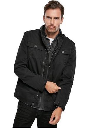 Brandit Britannia Jacket, Farbe: black, Gr&ouml;&szlig;e: 5XL