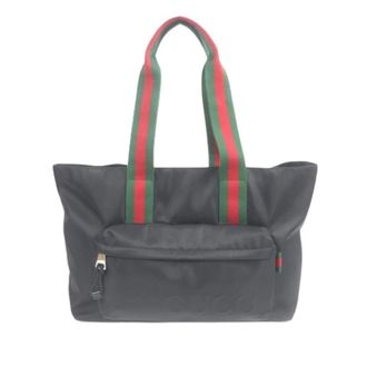 Gucci Sac Cabas Pre-owned en Nylon - Femme - Pre-owned - Noir - Taille: ONE Size
