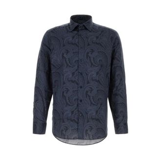 Etro Shirt Roma - - Shirts - Herren - Blau - L