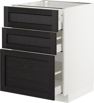 IKEA METOD Unterschrank mit 3 Schubladen