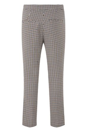Veronica Beard Patterned Twill Trousers - Navy