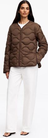 Arket Re:Down Liner-Steppjacke -Braun