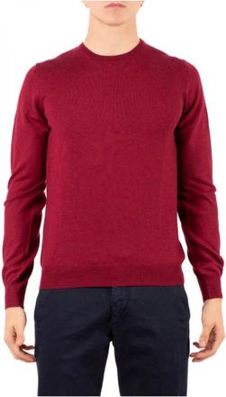 Gran Sasso Homme, Pulls, Rouge, Taille: 5XL Pulls &agrave; col rond