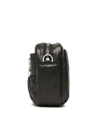 Michael Kors Womens Leonie Logo Plaque Crossbody Bag Black > Shoulder