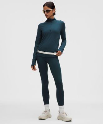 lululemon Legging de running thermique taille haute pour Femmes - 71 cm - Bleu - Taille 12