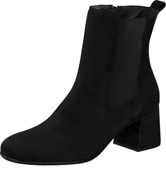 Paul Green Damen Stiefelette, Frauen Chelsea Boots,uebergangsschuhe,uebergangsstiefel,schlupfstiefel,hoch,stiefel,bootee,Schwarz (BLACK),40 EU / 6.5 UK
