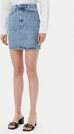 Karl Lagerfeld Jeansrock A2W12013 Blau Regular Fit