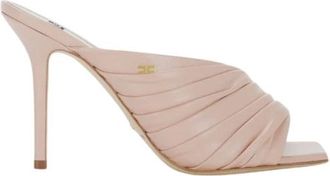 Elisabetta Franchi Femme, Chaussures, Beige, Taille: 39 EU Sandales en cuir Nappa