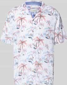 Tom Tailor Regular Fit Freizeithemd aus Viskose-Leinen-Mix