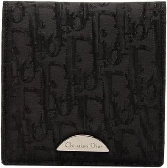 Dior Portefeuille Pre-owned en toile - Femme - Pre-owned - Noir - Taille: ONE Size