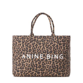 Anine Bing Tote Bag mit Animalprint