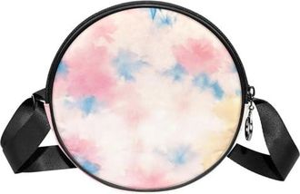 Generic Sac &agrave; bandouli&egrave;re Circle pour femme, petit sac &agrave; bandouli&egrave;re avec fermeture &eacute;clair, bretelles r&eacute;glables, sac &agrave; main rond d&eacute;contract&eacute; pour femmes et fi
