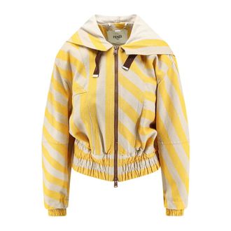 Fendi Damen, Jacken, Gelb, 2XSGr&ouml;&szlig;e