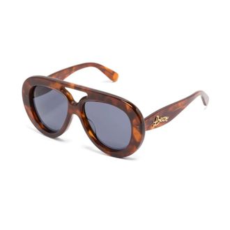 Loewe Curvy Sonnenbrille - - Accessories - Herren - Braun - 55 MM