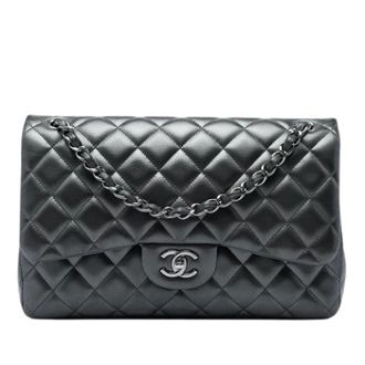 Chanel Sac bandouli&egrave;re Pre-owned Double Flap - Femme - Pre-owned - Gris - Taille: ONE Size
