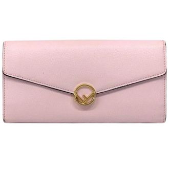 Fendi Pre-owned Long Wallet (Bi-fold) - Femme - Pre-owned - Rose - Taille: ONE Size