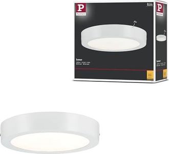 Paulmann 70642 LED Panel Lunar rund 220mm 15,5W 230V Wei&szlig; matt Alu Deckenaufbauleuchte Deckenleuchte Deckenlampe