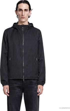 Fendi Printed Hooded Jacket