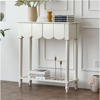 Generic Schmaler Sofatisch aus Massivholz for hinter der Couch, Akzenttisch im Vintage-Eingangsbereich, Konsolentisch for Wohnzimmer, Flur, Eingang, mit Schub