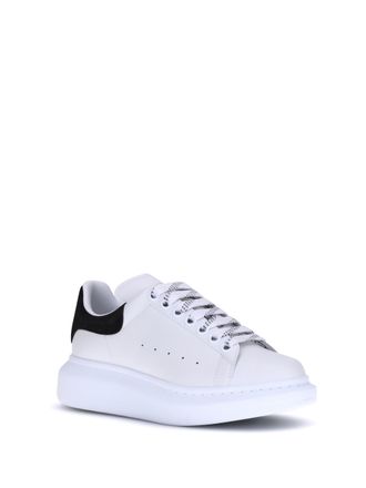 Alexander McQueen Womens Leather Sneakers White