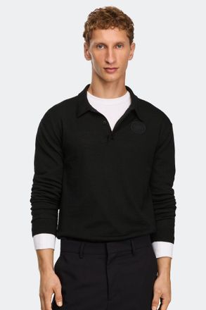 Canada Goose Petitot Langarm-Poloshirt aus Strick