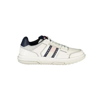 Tommy Hilfiger Leather Sneaker - - Shoes - Herren - Wei&szlig; - 42 EU