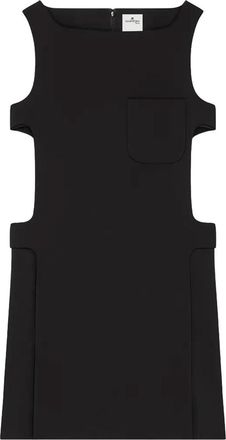 Courr&egrave;ges Cocktailkleid - Schwarz