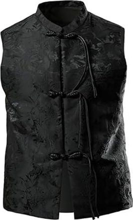 Generic Homme Gilet de Pêche - Homme Gilet en Jean Affaires décontracté Mince Gilet style vintage Homme Casual Gilets veste sans manches pour Soirée Disco Cér