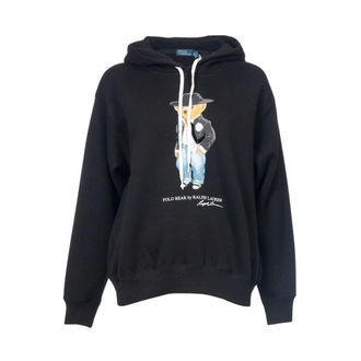 Polo Ralph Lauren Sweat &agrave; capuche Holiday Polo Bear - Femme - Sweatshirts et sweats &agrave; capuche - Noir - Taille: 36 FR