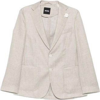 HUGO BOSS Homme, Vestes, Gris, Taille: XL Hanry two-button blazer