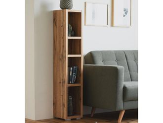 M&ouml;belando Regal Standregal B&uuml;cherregal Dekoregal Beistellregal Holzregal Ravenna I Honig-Eiche