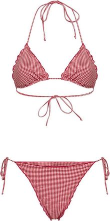 MC2 Saint Barth Femme, Maillots de bain, Rouge, Taille: 40 FR Sliding Triangle Bikini