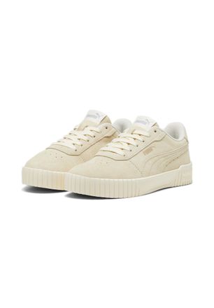 Puma Damen Carina 2.0 SD Sneaker, SUGARED Almond Gold-Gray Fog, 37.5 EU