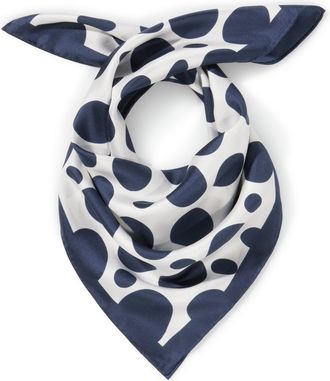 Peter Hahn Nicki-Tuch aus hochwertigem Seiden-Twill Peter Hahn blau