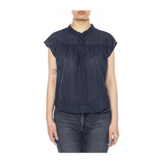 Wrangler Damen, Blusen & Hemden, Blau, SGr&ouml;&szlig;e