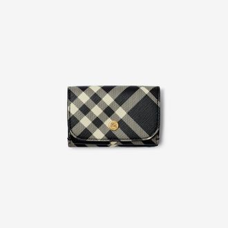 Burberry Portefeuille compact Check