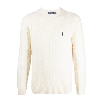 Polo Ralph Lauren Langarm Strickpullover - - Knitwear - Herren - Beige - 2XL